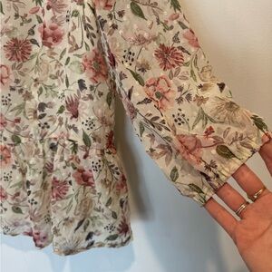 Good Hart | Tops | Good Hart Matilda Jane Vneck Floral Peplum Blouse ...